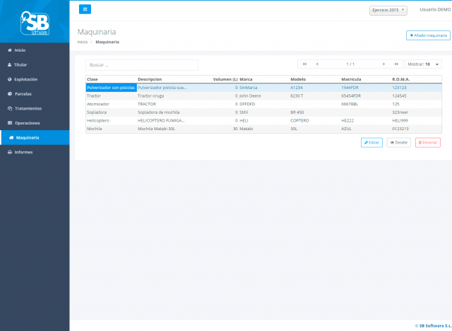 CUADERNO DE CAMPO WEB - SB Software ERP para almazaras cooperativas
